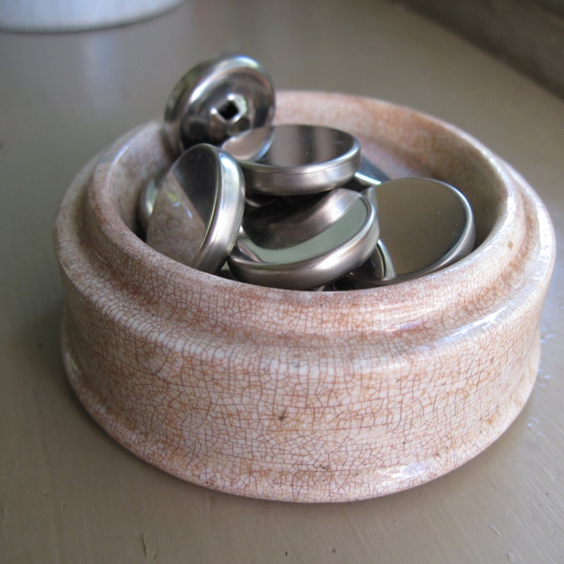 Metal Mirror Buttons - Etsy