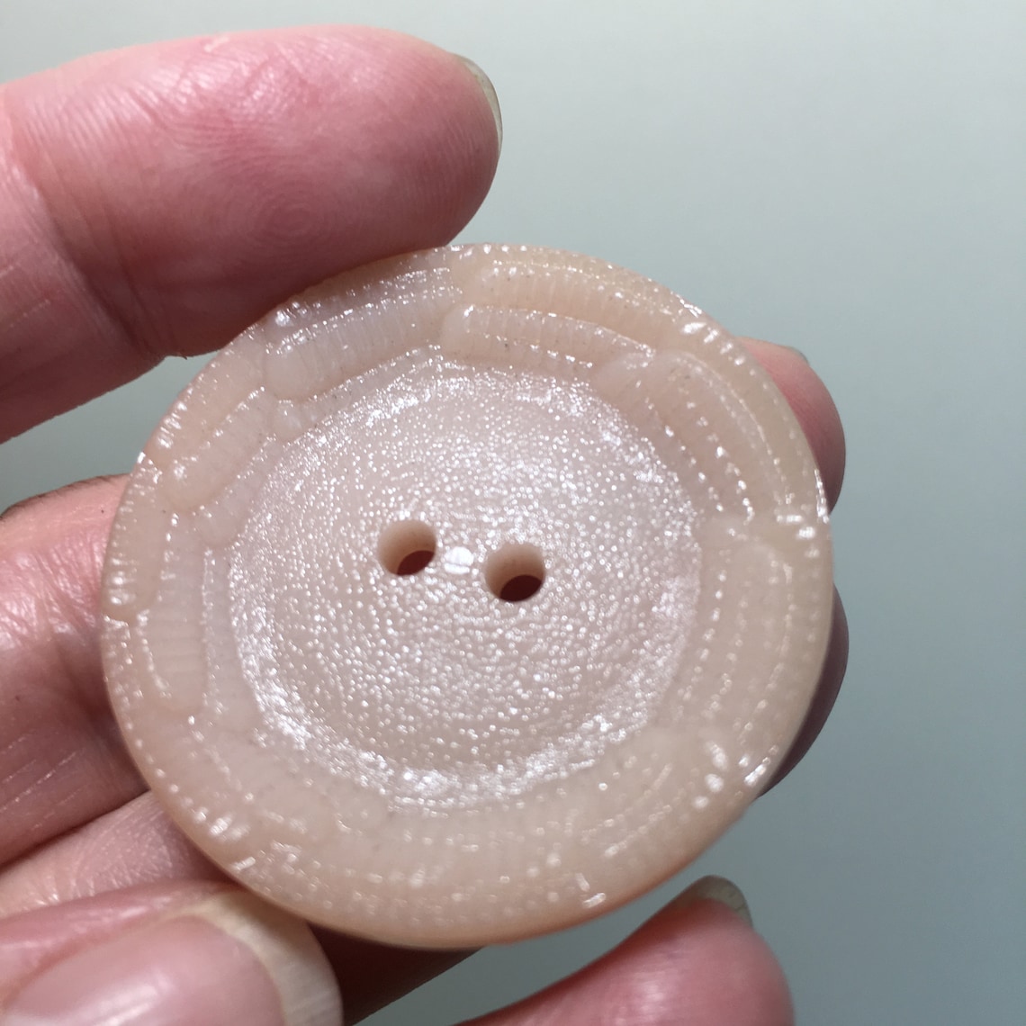 Light Pink Coat Buttons 6 Large Sweater or Jacket Buttons. 1 - Etsy