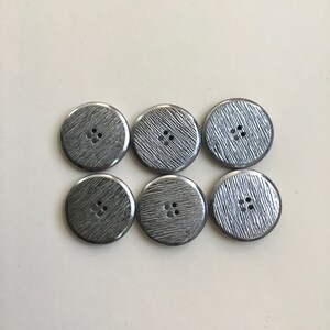 Large Silver Buttons, Faux Silver, Pressed Metal Button Perfect for ...