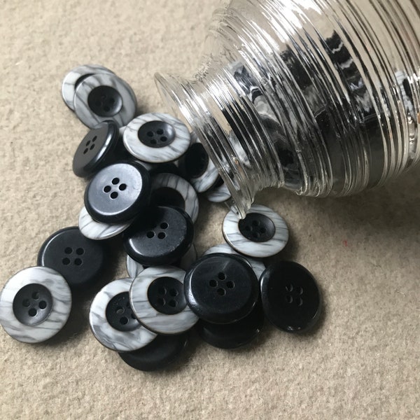 Striped Buttons - Etsy