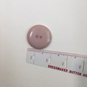 Light Pink Coat Buttons, 6 Large Sweater or Jacket Buttons. 1 3/8" in ...