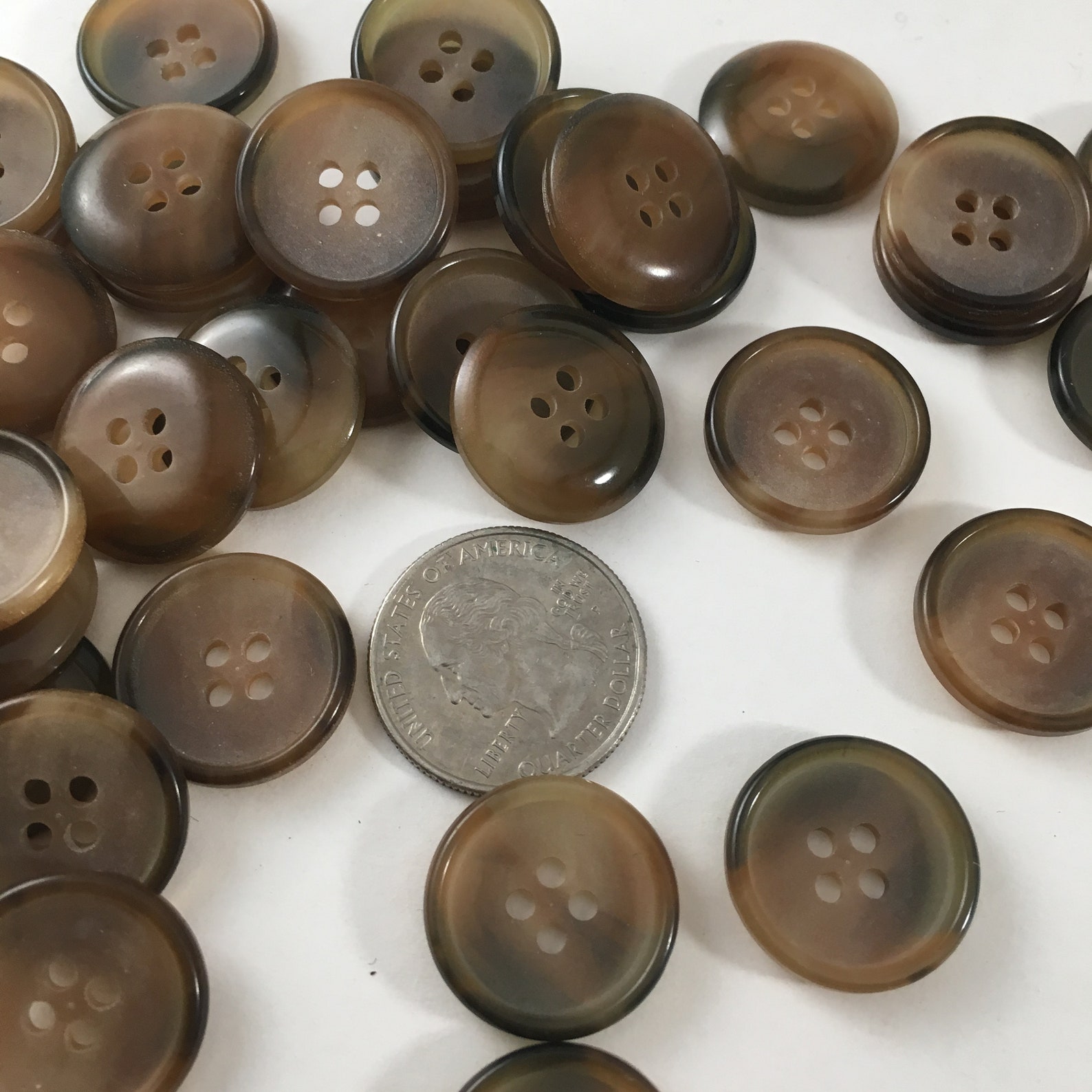 Brown Toast Vintage Buttons Ideal for Sweater or Jacket Set | Etsy