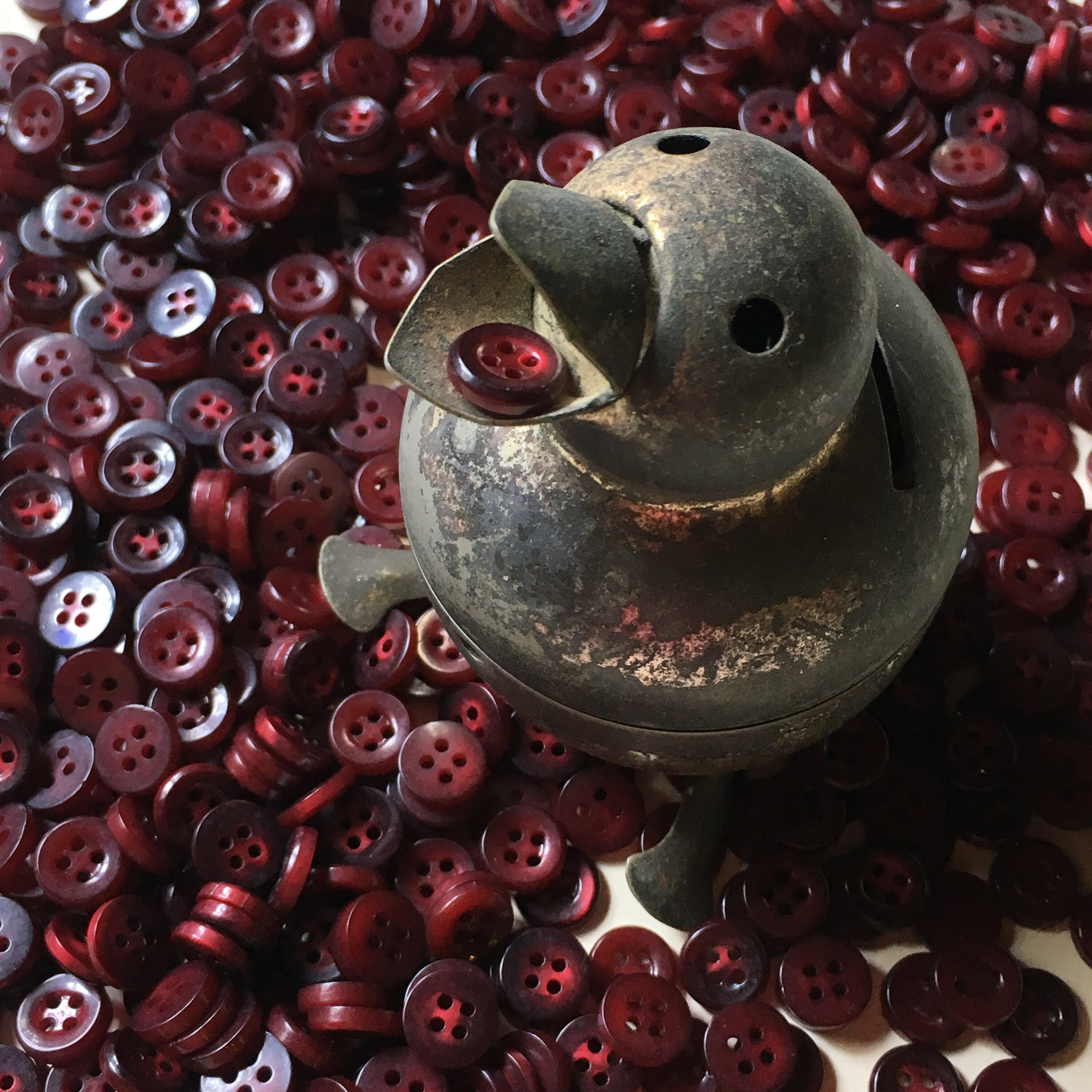 Buttons Dark Red Look Like Tasty Cranberries Set of 40 | Etsy