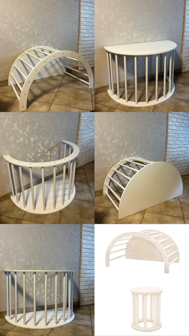 Climbing Arch Set - Wooden Montessori Rocker Set - Etsy