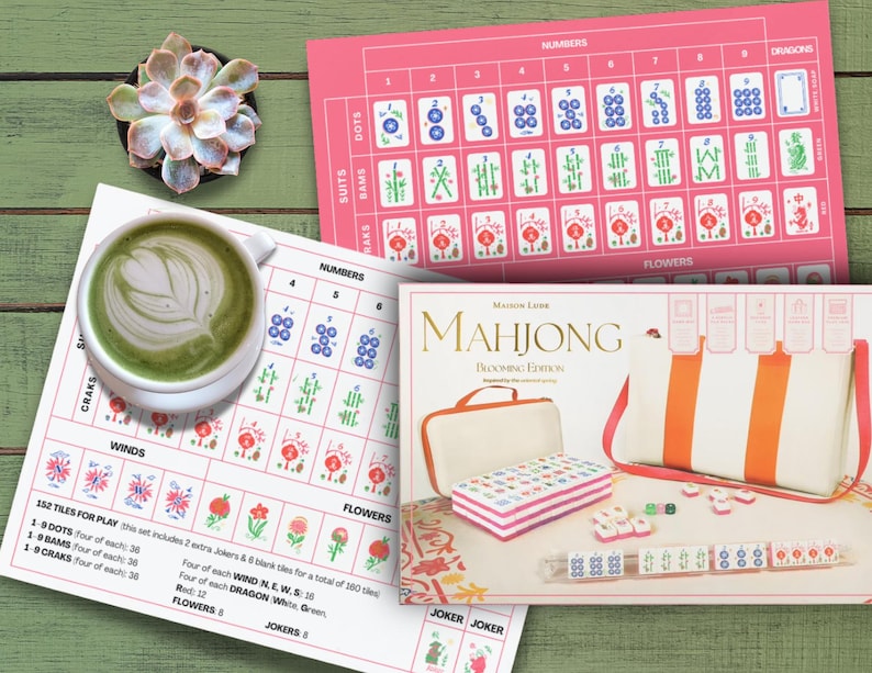American Mah Jongg Tile Guide for Sams Club Blooming Joyc Tiles ...