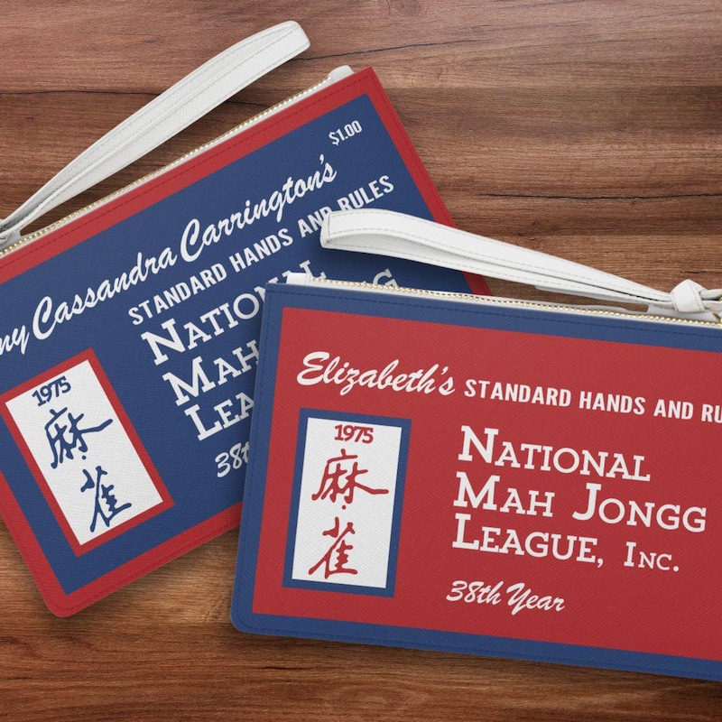 Card Clutch Mahjong - Etsy