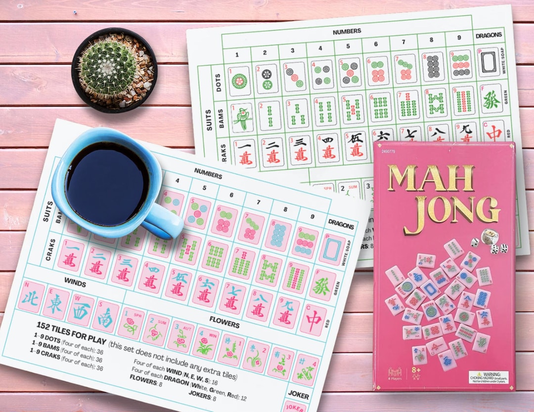 American Mah Jongg Tile Guide for Hobby Lobby Tiles – Printable PDF - Etsy