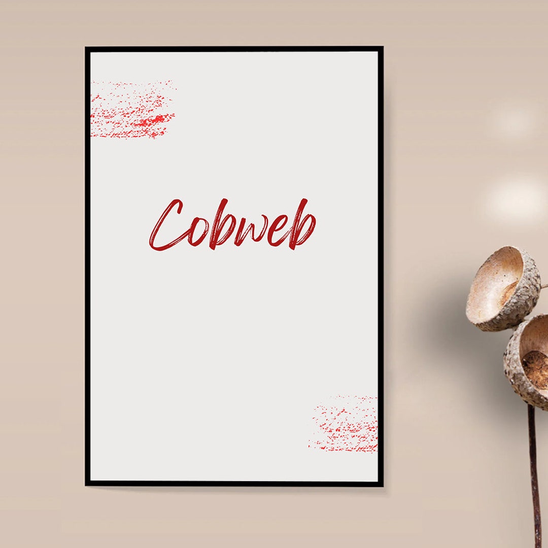 Cobweb Movie Poster,room Decor,movie Art,home Decor,gifts for Him,movie ...