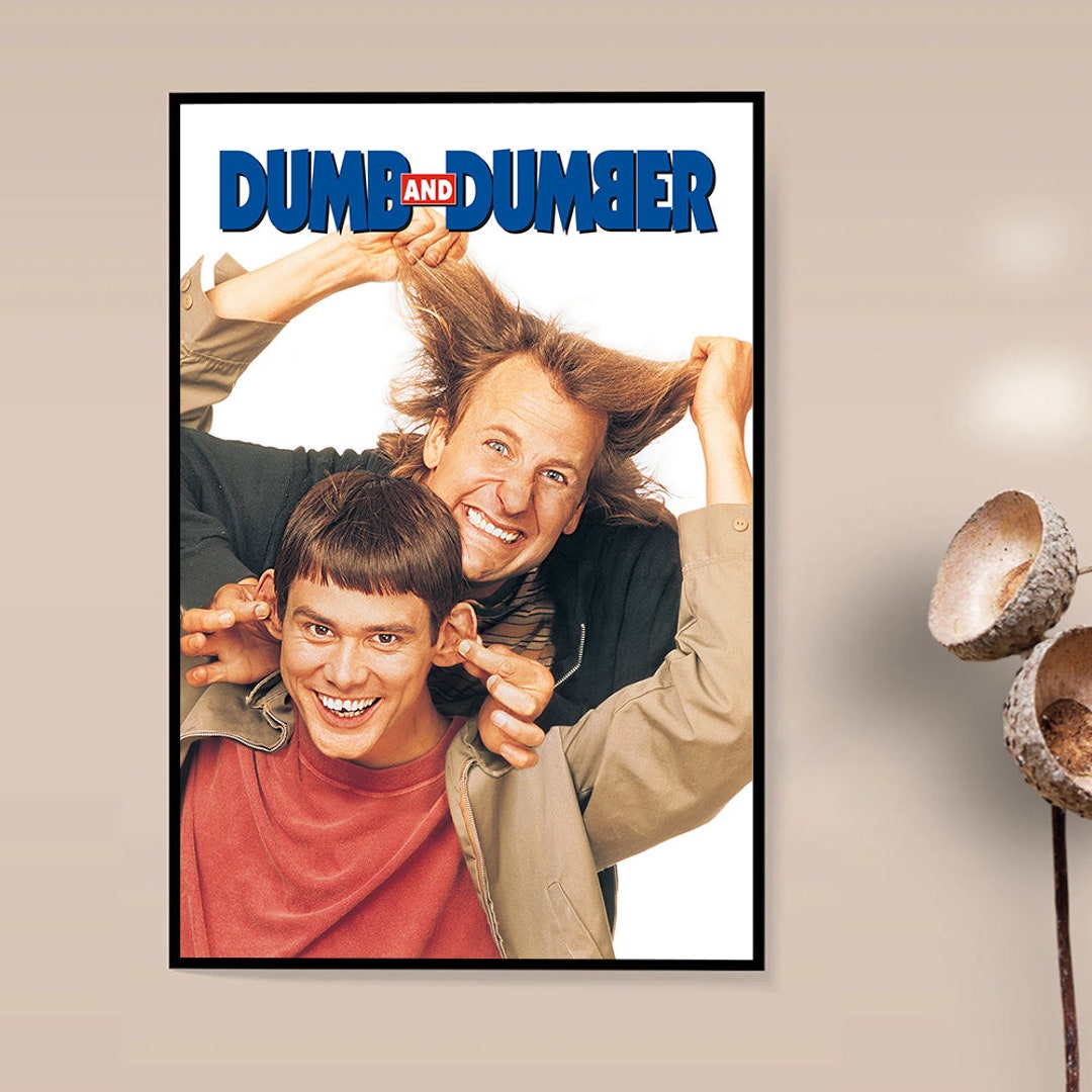 Dumb and Dumber Movie Poster,room Decor,movie Art,home Decor,gifts for ...