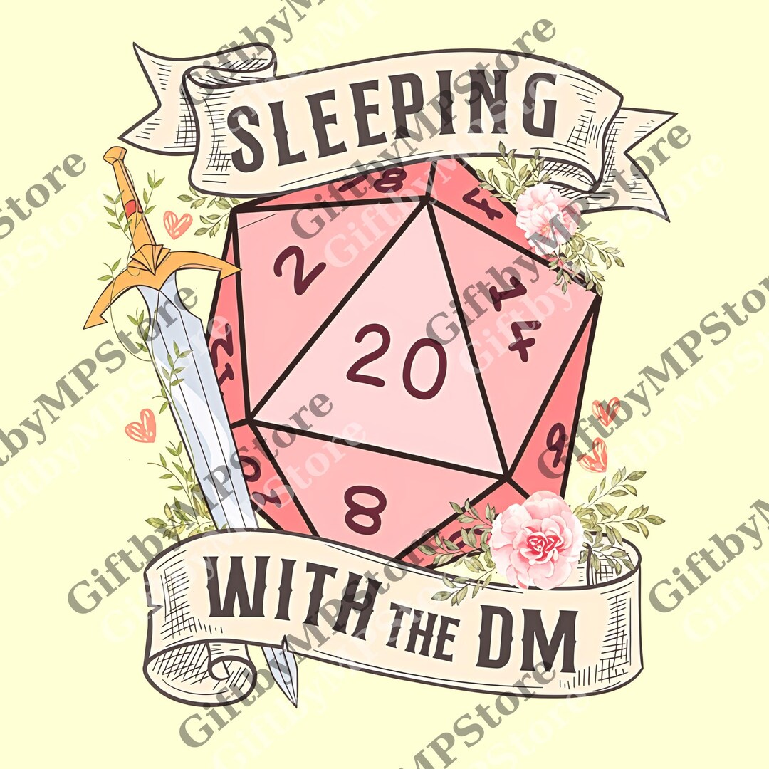 SLEEPING With the DUNGEON MASTER Png, Png for Women, Cotton Png, Casual ...
