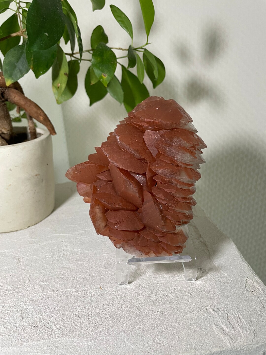 811g Red Velvet Pagoda Calcite Clustermushroom Calcite From China. - Etsy