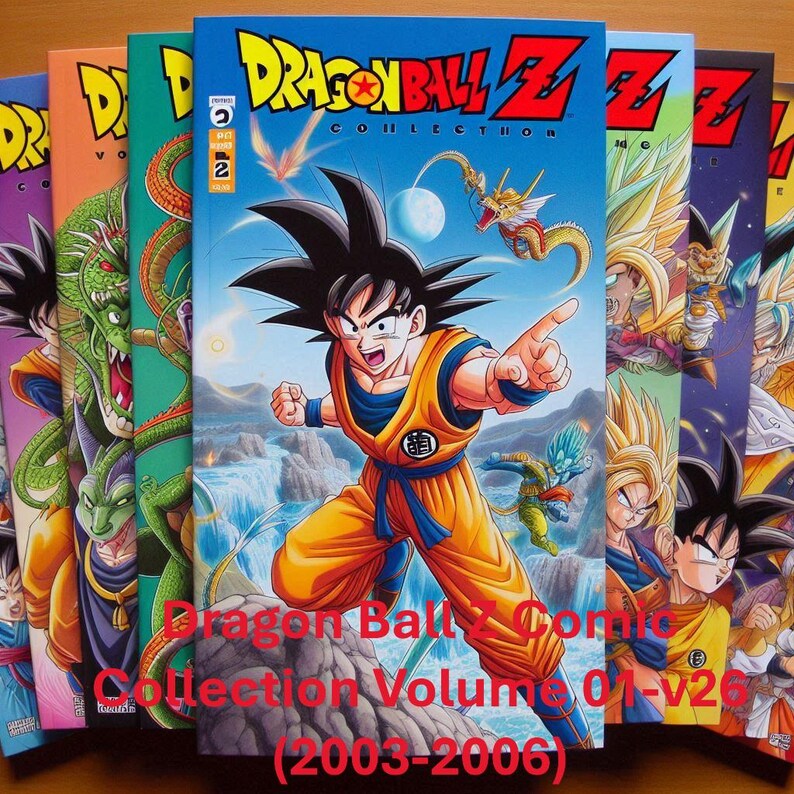 Dragon Ball Z Comic Collection Volume 01-v26 2003-2006 - Etsy