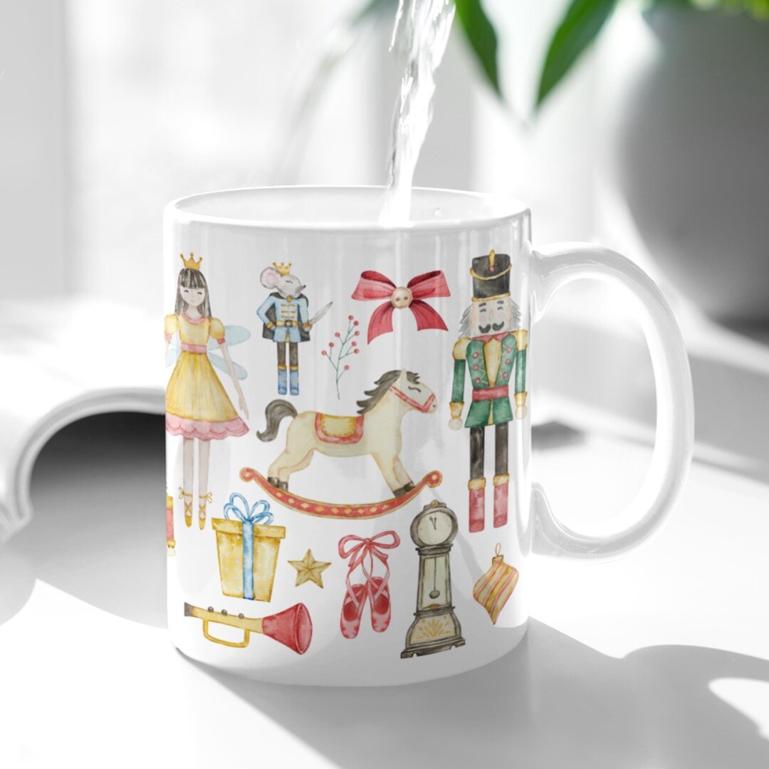 Retro Nutcracker Mug - Cute Vintage Christmas Mug, Nostalgia Christmas ...