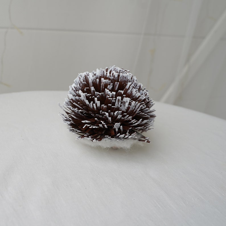 Hedgehog Handmade Forest Woodland Creature Felting Wool Paper Art ...