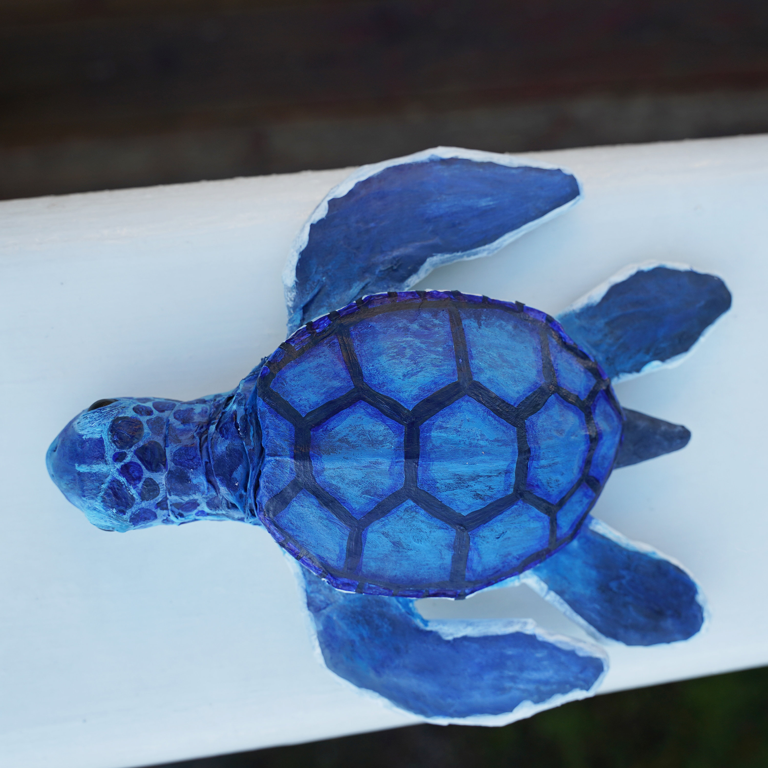 Handmade Sea Turtle Paper Unique Mache Animal Statue Figurine Gift - Etsy