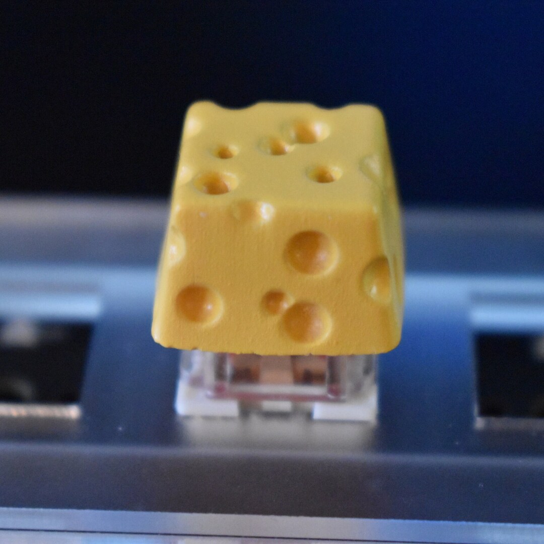 Cheese Resin Keycap, Cheese Artisan Keycap for ESC, Cheese Backspace ...
