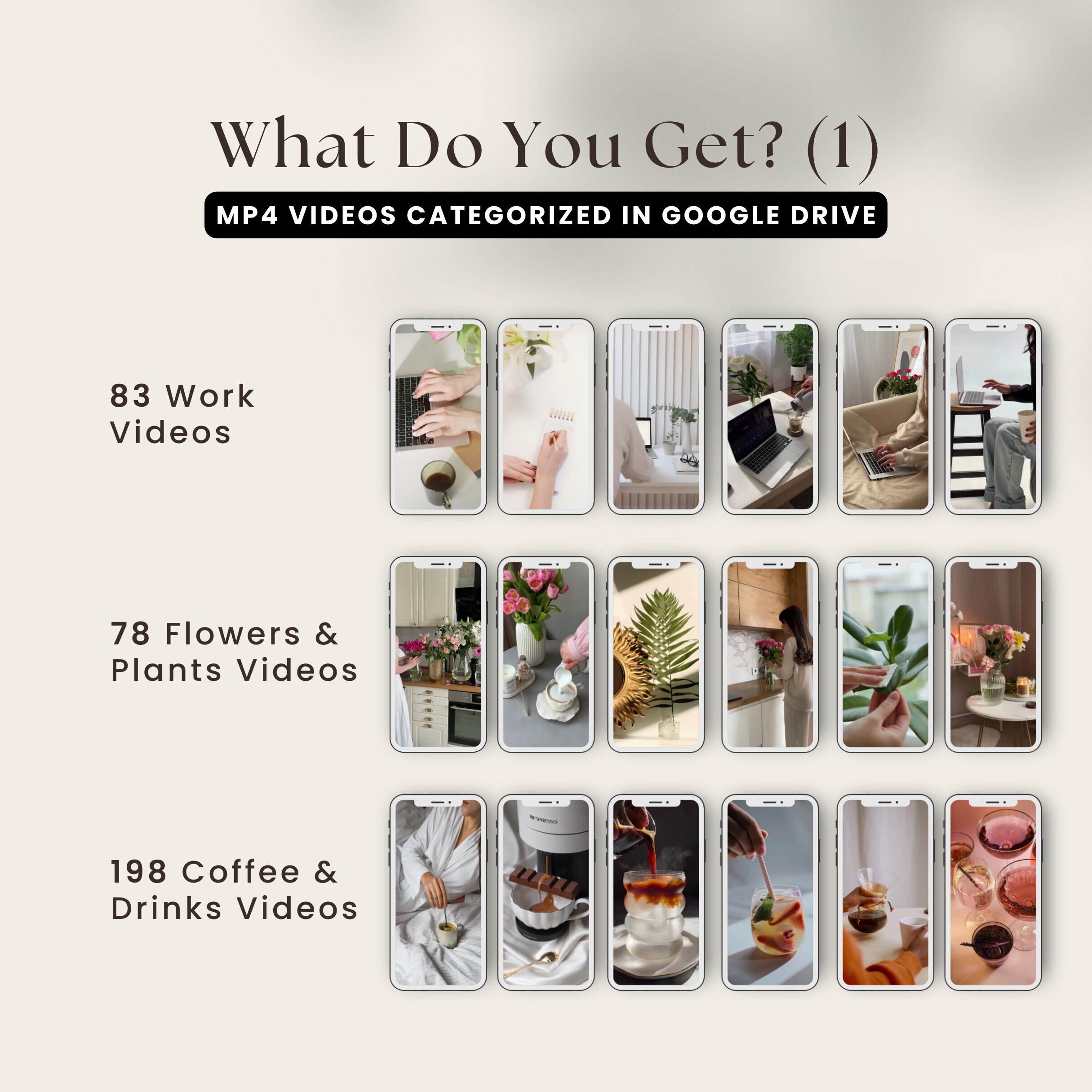 Faceless Aesthetic Stock Videos Bundle for Instagram Reels, Stories ...