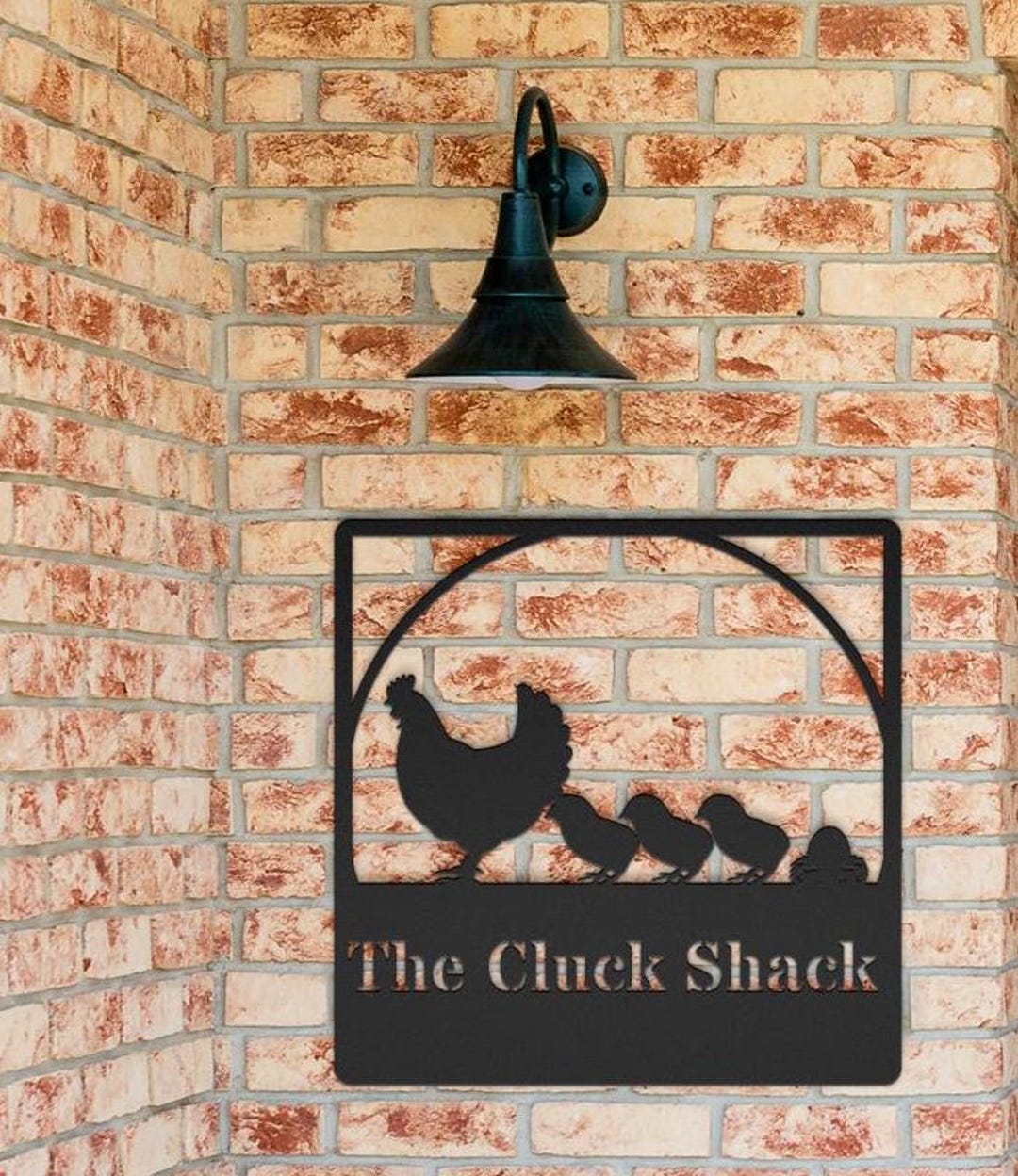 The Cluck Shack Sign Metal Farmhouse Signs Funny Metal Signs Metal Yard ...