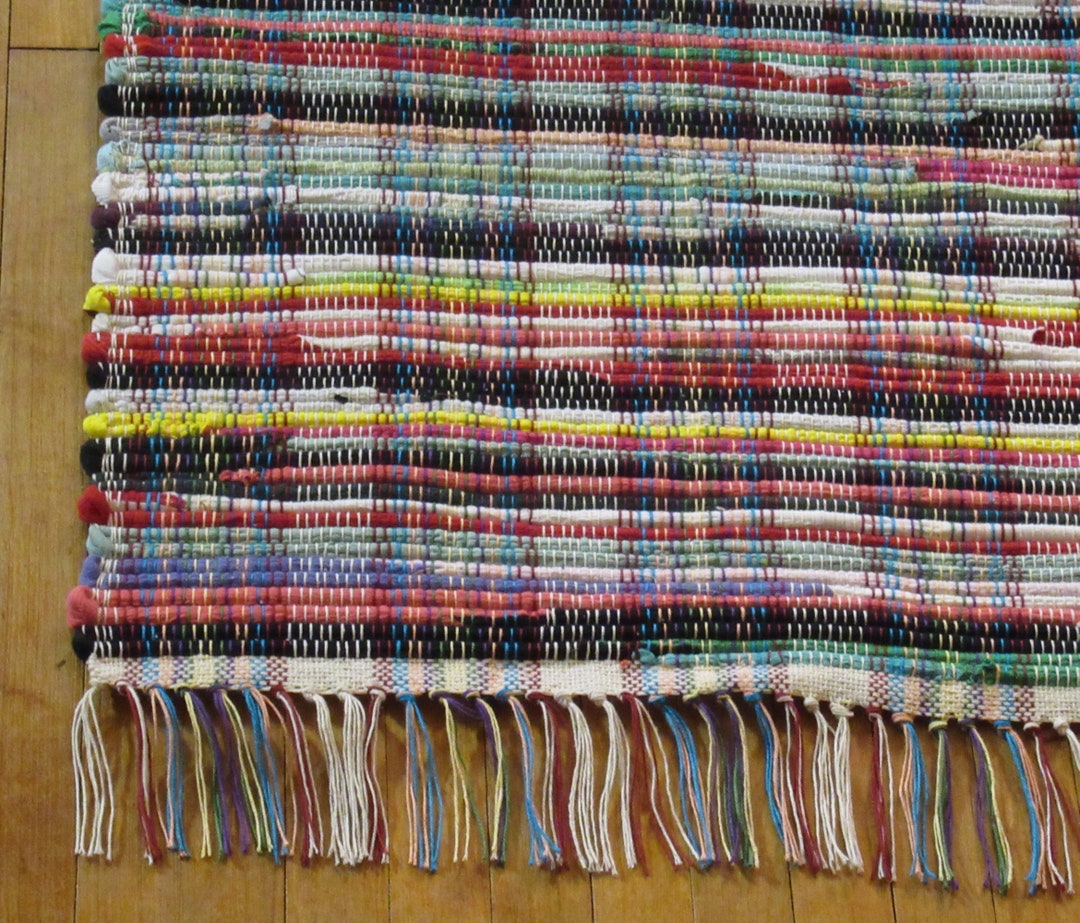 Rag Rug Kindergarten Roundup "lucy" Hit or Miss Pattern - Etsy