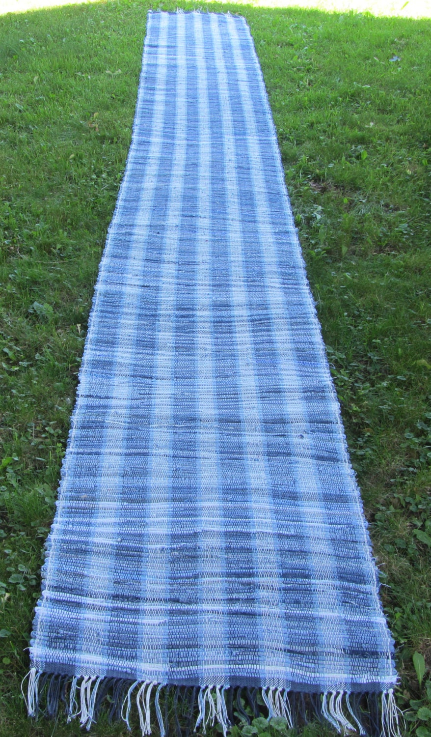 Rag Rug Runner the Pants Dance Over 15 Feet of Recycled Denim - Etsy