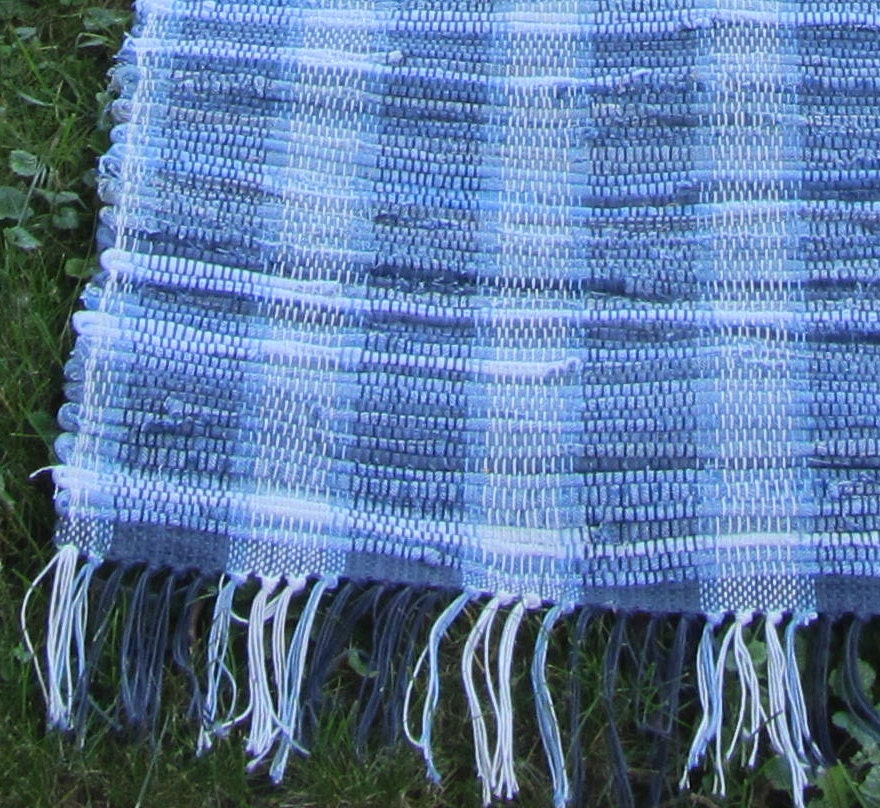 Rag Rug Runner the Pants Dance Over 15 Feet of Recycled Denim - Etsy