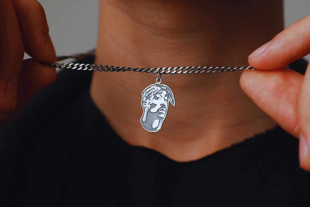 Fathers Day Gift, Men Necklace, Tupac Necklace, Hiphop Gift, Unique ...