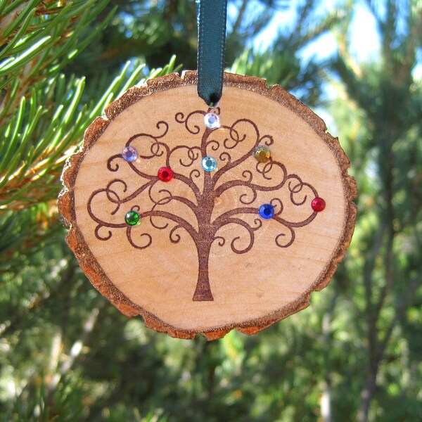 Family Tree Birthstone Wall - Etsy