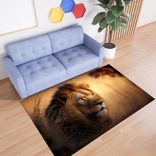Lion Rug - Etsy