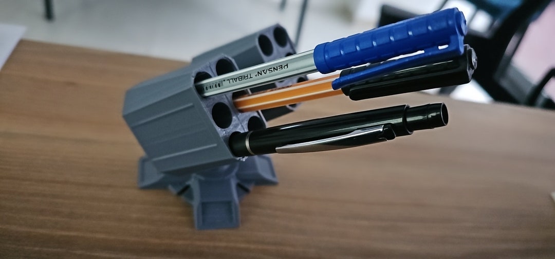 3D Printed Rocket Launcher Pen Holder Bold and Unique - Etsy
