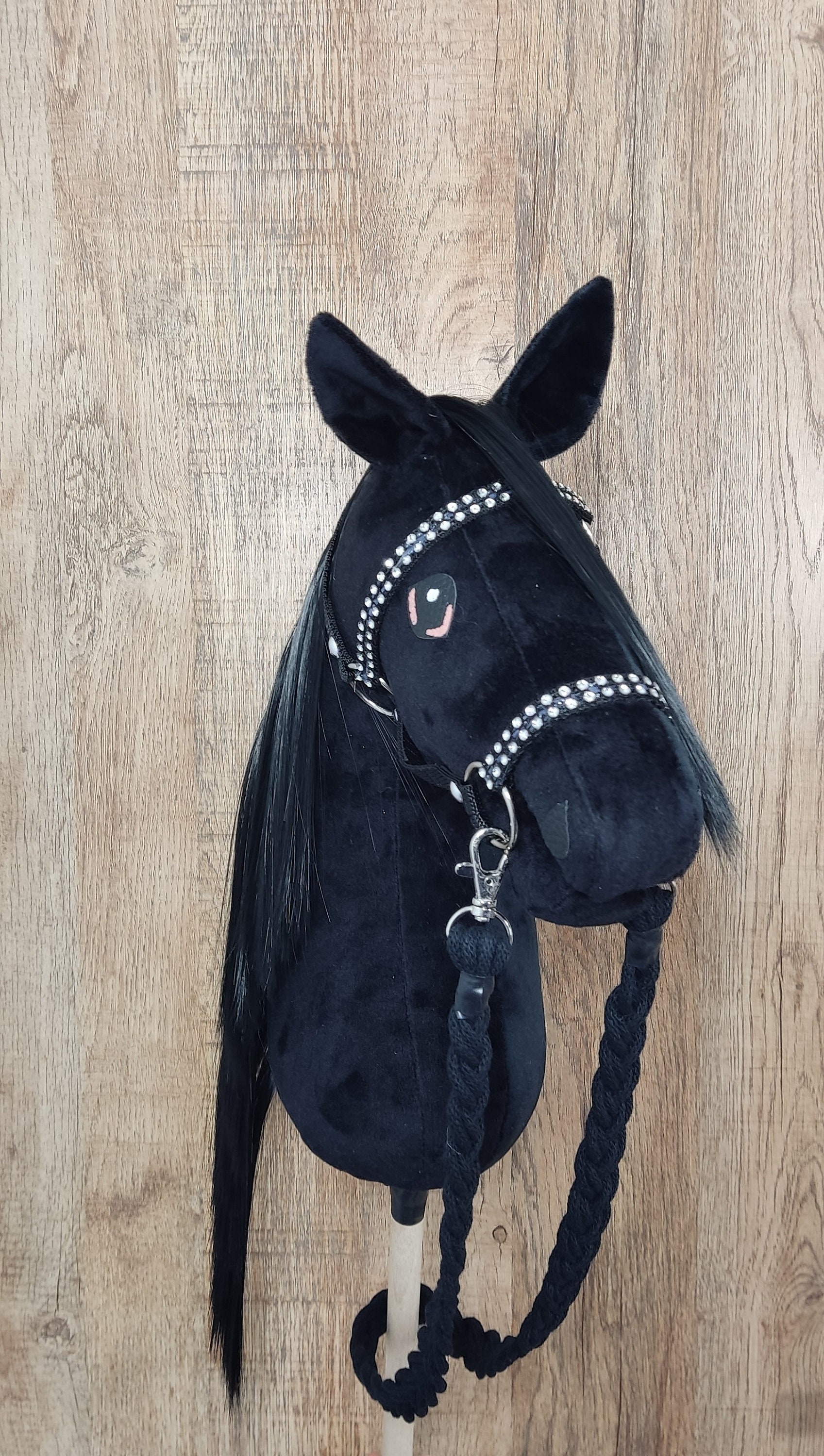 Realistic Hobby Horse on Stick for Kids | Premium Hobby Horse With Hair ...
