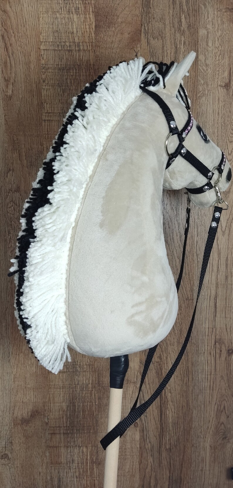 Realistic Hobby Horse on Stick for Kids | Premium Hobby Horse With Hair ...