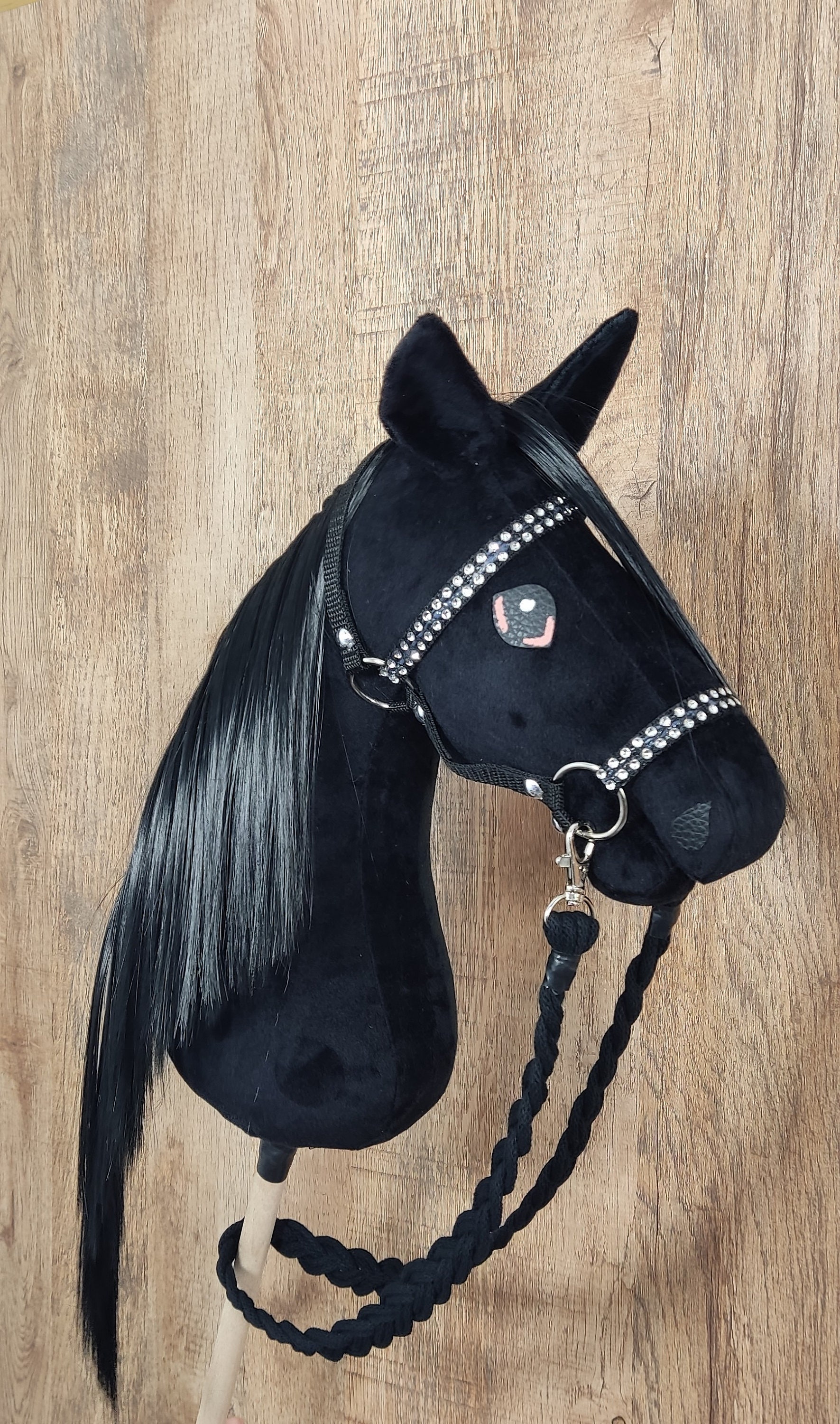 Realistic Hobby Horse on Stick for Kids | Premium Hobby Horse With Hair ...