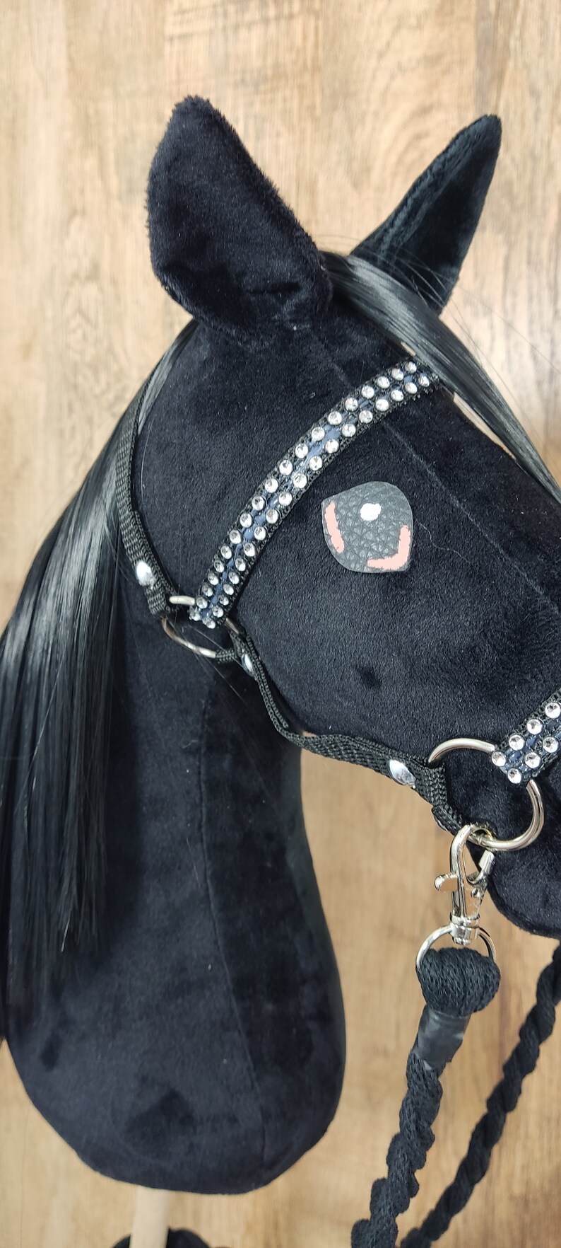 Realistic Hobby Horse on Stick for Kids | Premium Hobby Horse With Hair ...