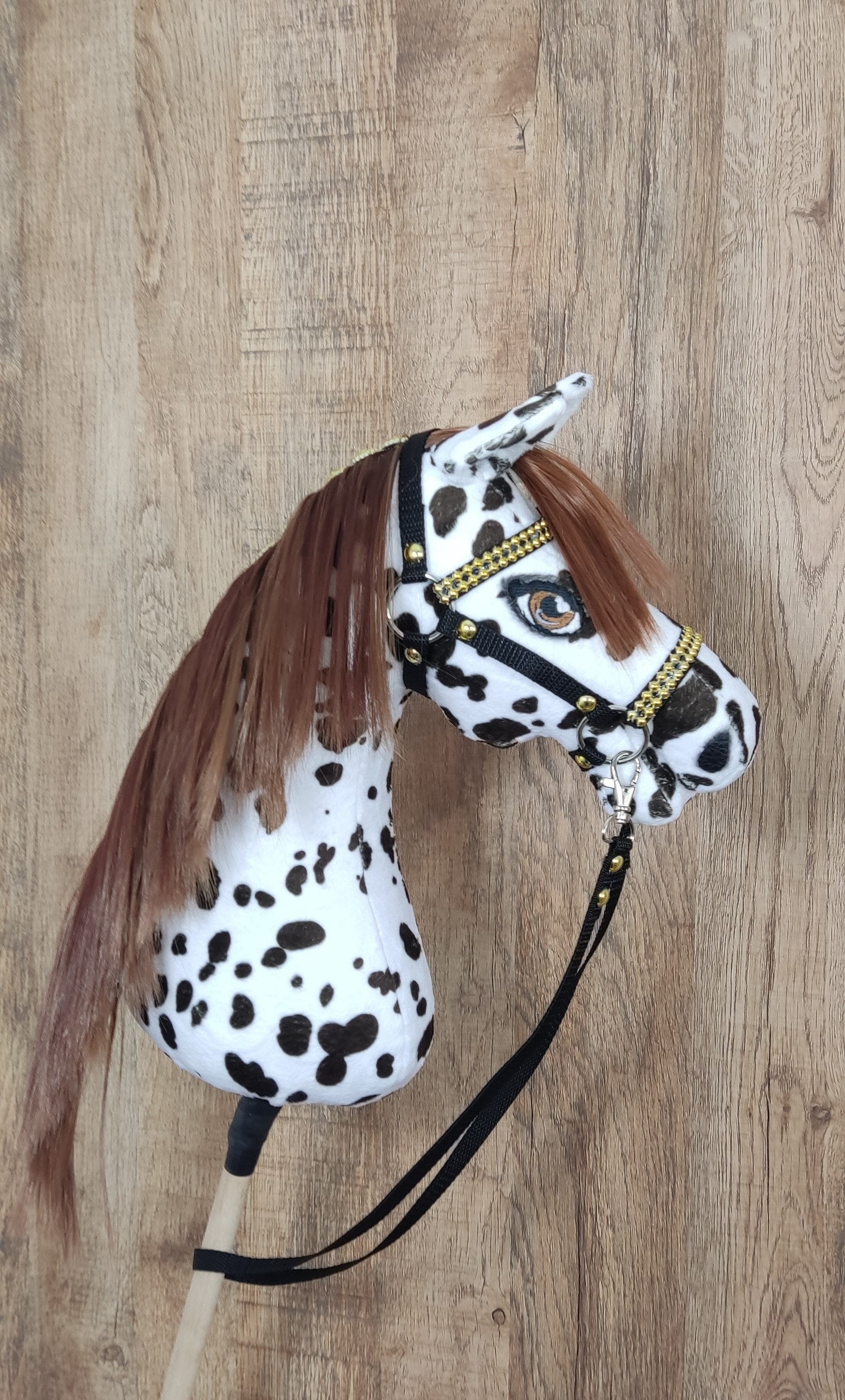 Realistic Hobby Horse on Stick for Kids | Premium Hobby Horse With Hair ...
