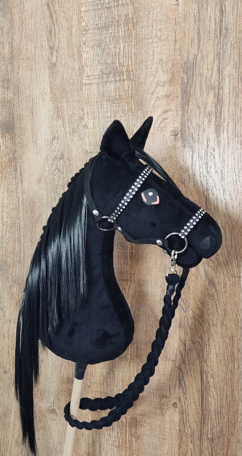 Realistic Hobby Horse on Stick for Kids | Premium Hobby Horse With Hair ...