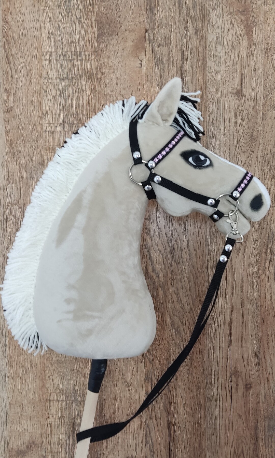 Realistic Hobby Horse on Stick for Kids | Premium Hobby Horse With Hair ...