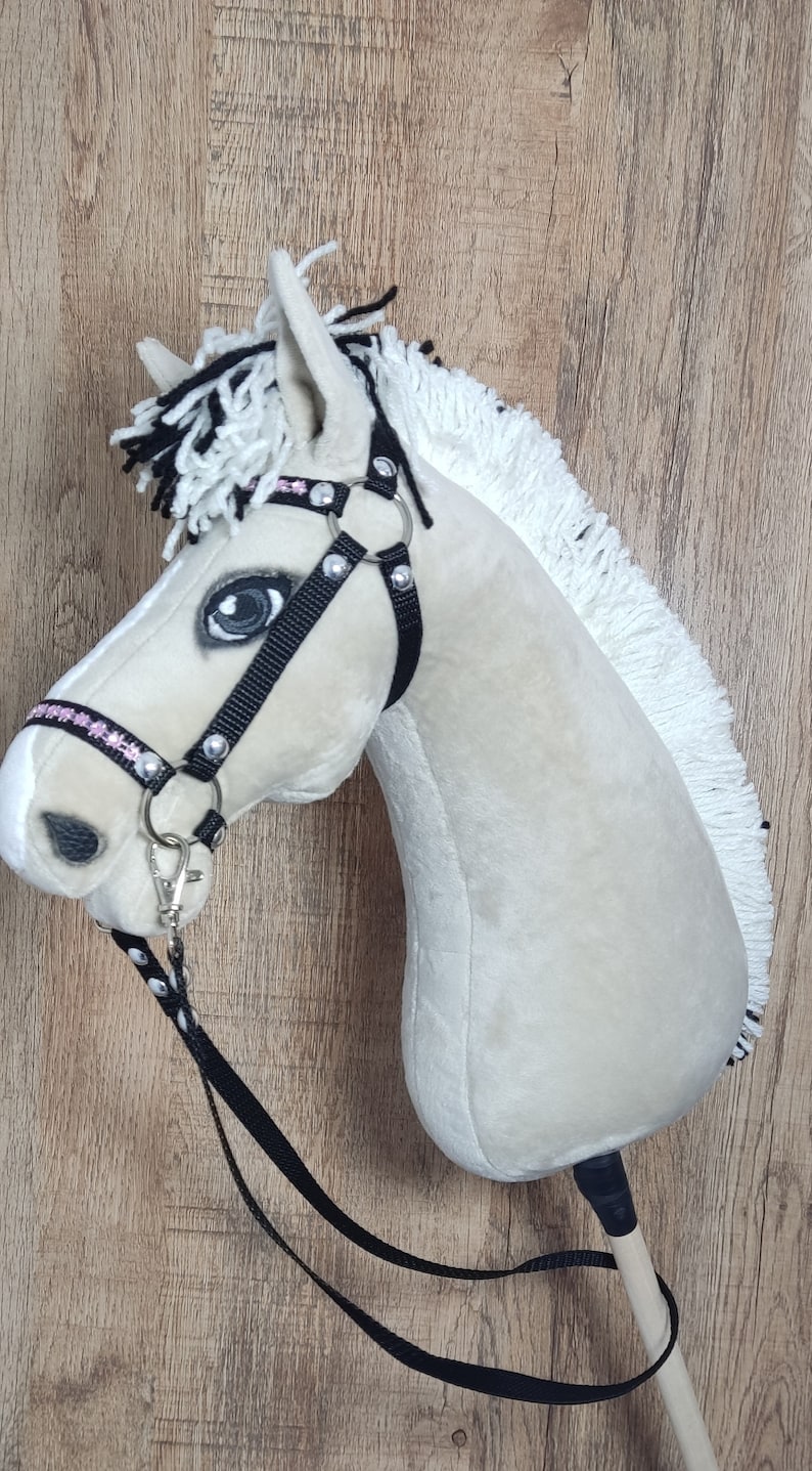 Realistic Hobby Horse on Stick for Kids | Premium Hobby Horse With Hair ...