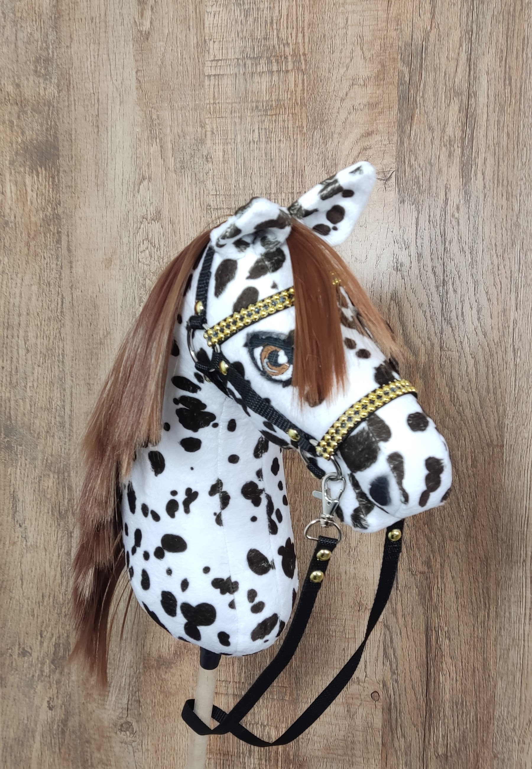 Realistic Hobby Horse on Stick for Kids | Premium Hobby Horse With Hair ...