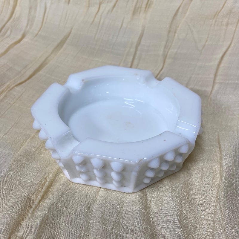 Fenton Hobnail Ashtrays - Etsy