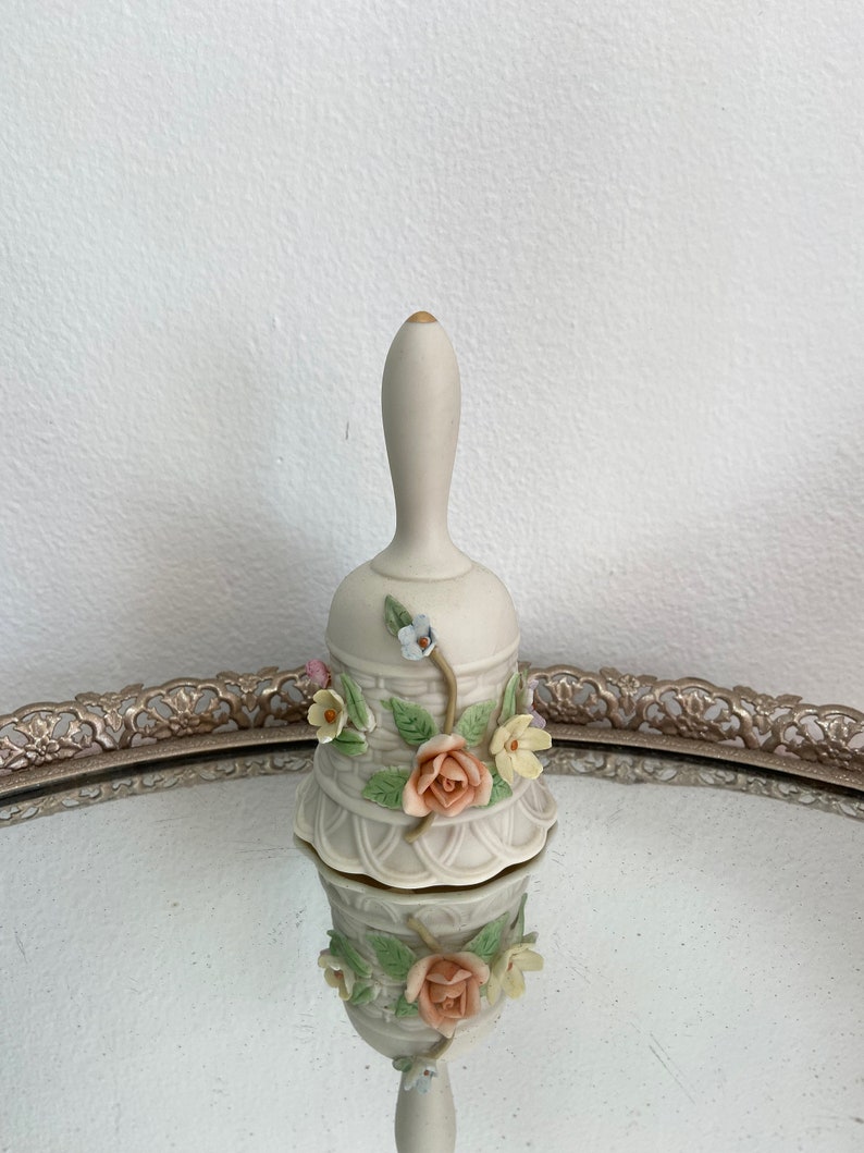 Vintage Lefton Flower Bell - Etsy
