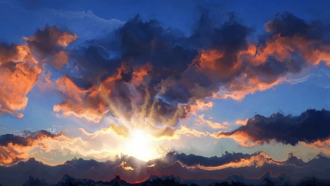 Printable Landscape. Frame Tv Art. Colorful Abstract Art. Wall Art ...