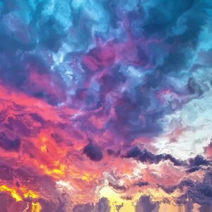 Printable Wall Art |abstract Digital Art | Set of 12 Unique 4K Prints ...