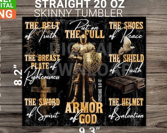 The Full Armor of God Prayer Christian Poster, Prayer Printable Wall ...
