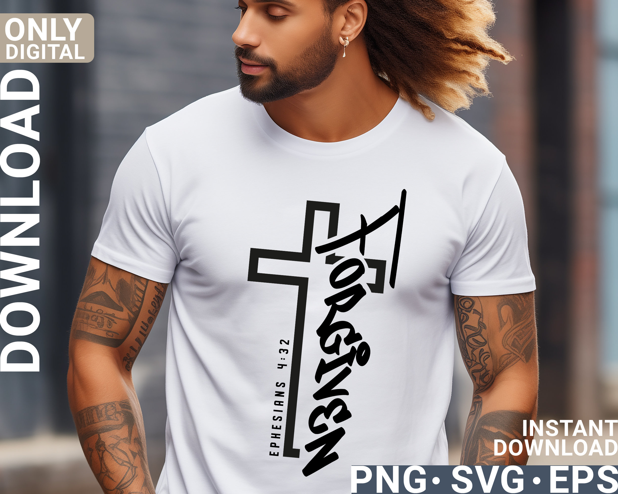 Forgiven Svg Png Sublimation Christian Shirt Design, Cross Svg, Jesus ...
