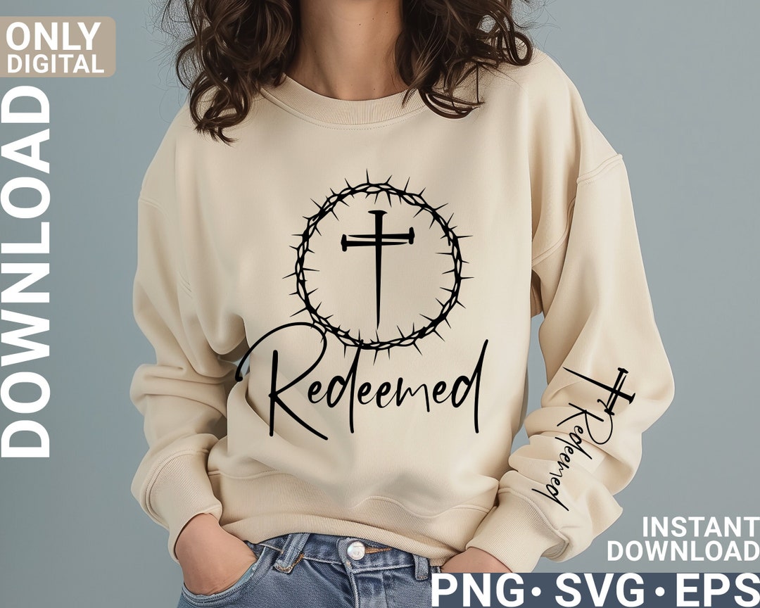Redeemed Svg Png, Redeemed Shirt Svg Png Design, Redeemed Sublimation ...