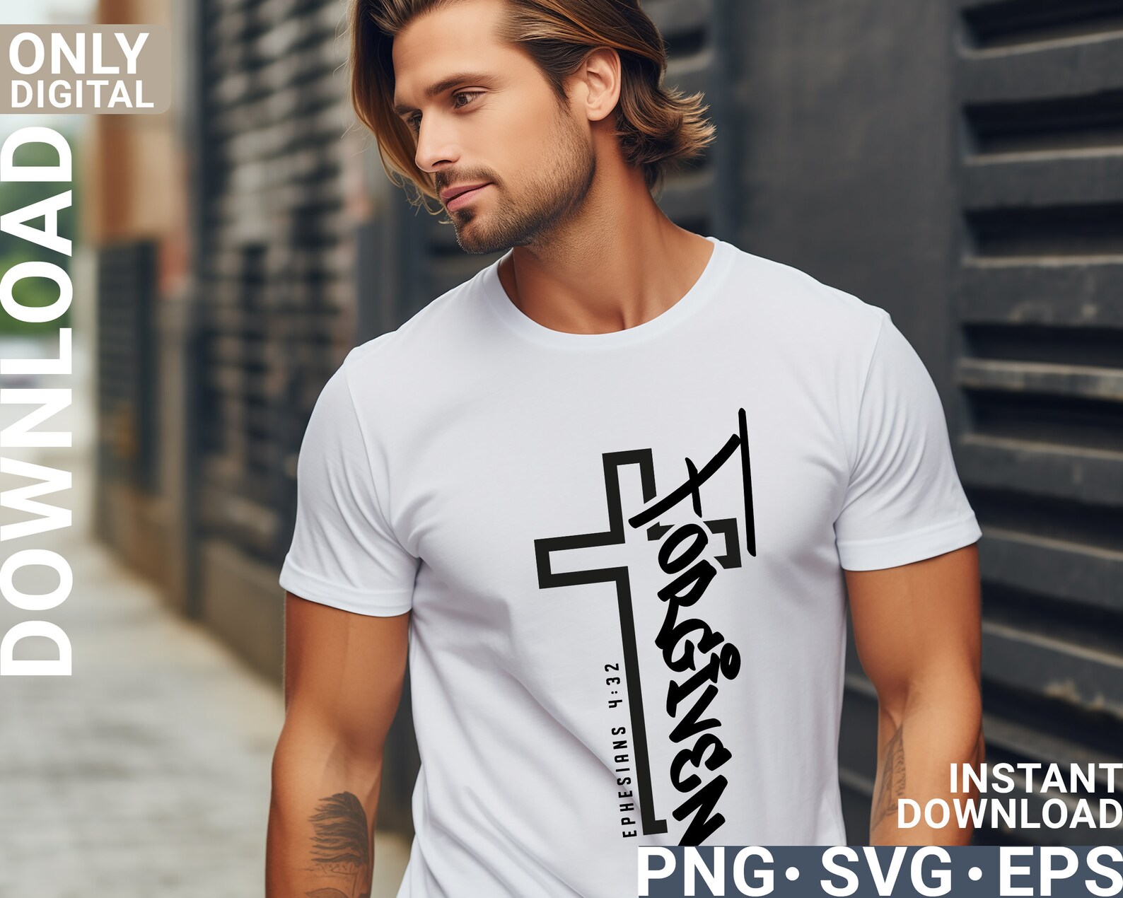 Jesus Svg, Man of Faith Svg, Cross Svg, Forgiven Svg Png, He is Risen ...