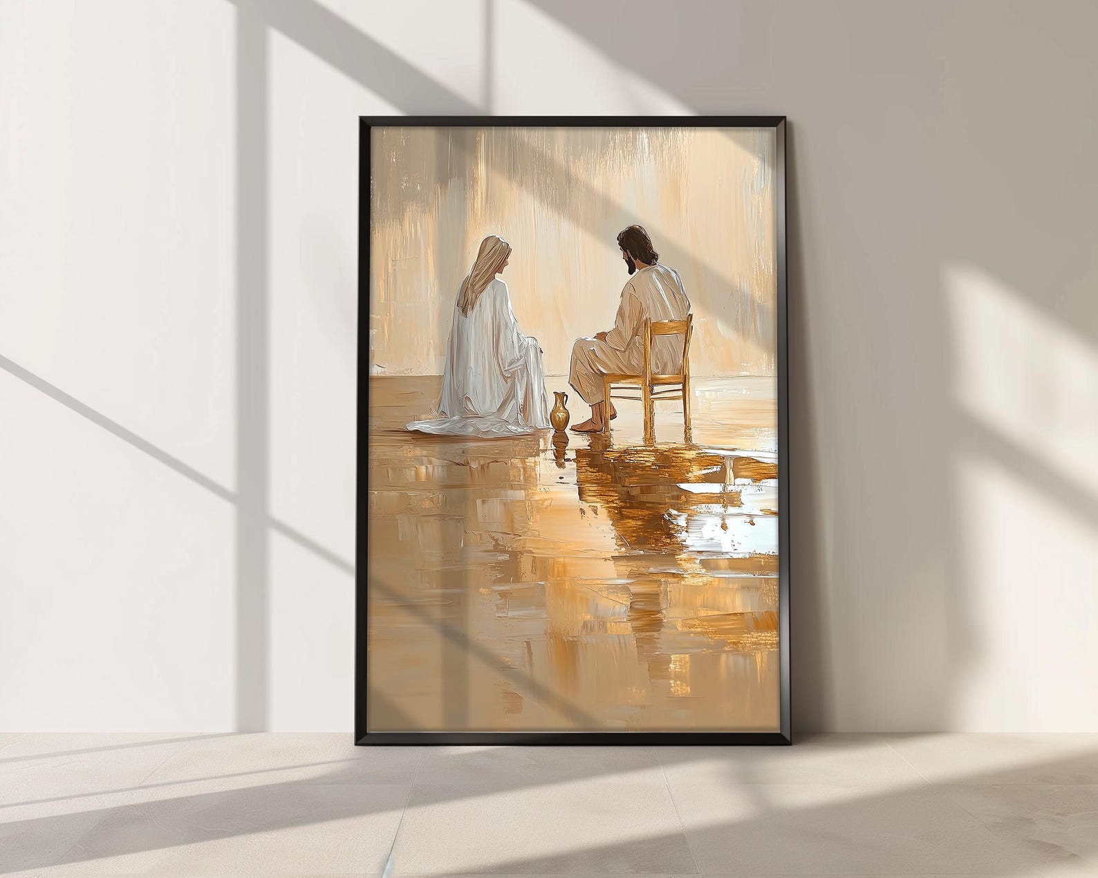 Mary With Alabaster Flask Wall Art Printable, Jesus Art, Bible Poster ...