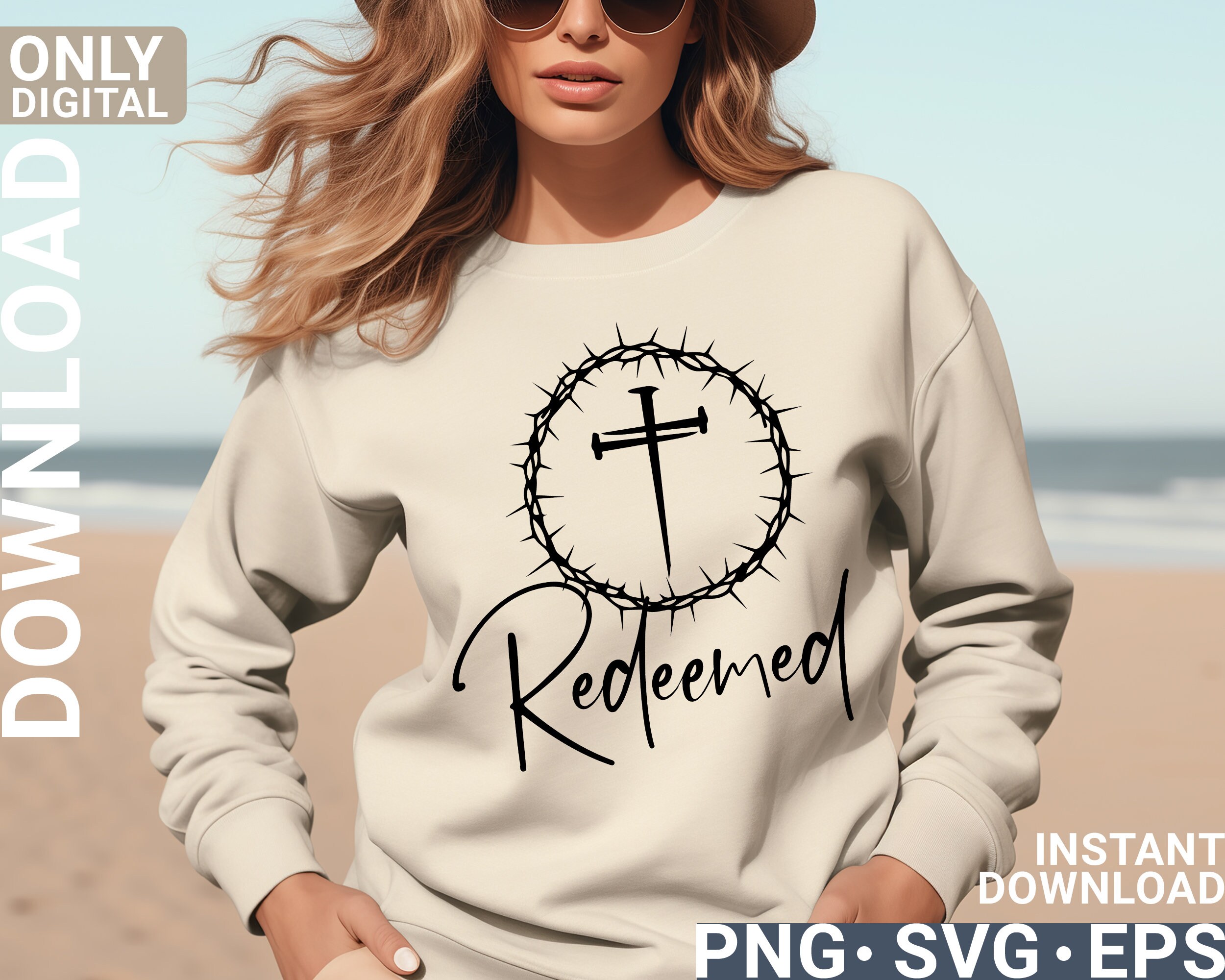 Redeemed Svg Png, Redeemed Shirt Svg Png Design, Redeemed Sublimation ...