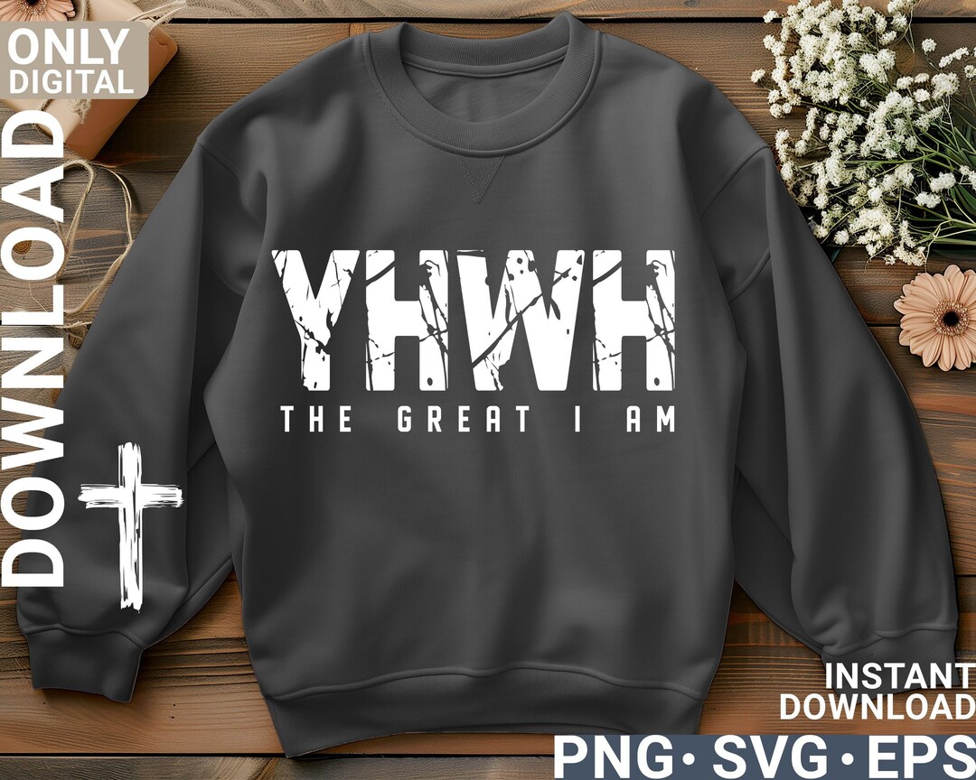 Faith SVG, Yahweh Svg, YHWH Shirt, Jesus Png, Jesus Svg, Christian ...