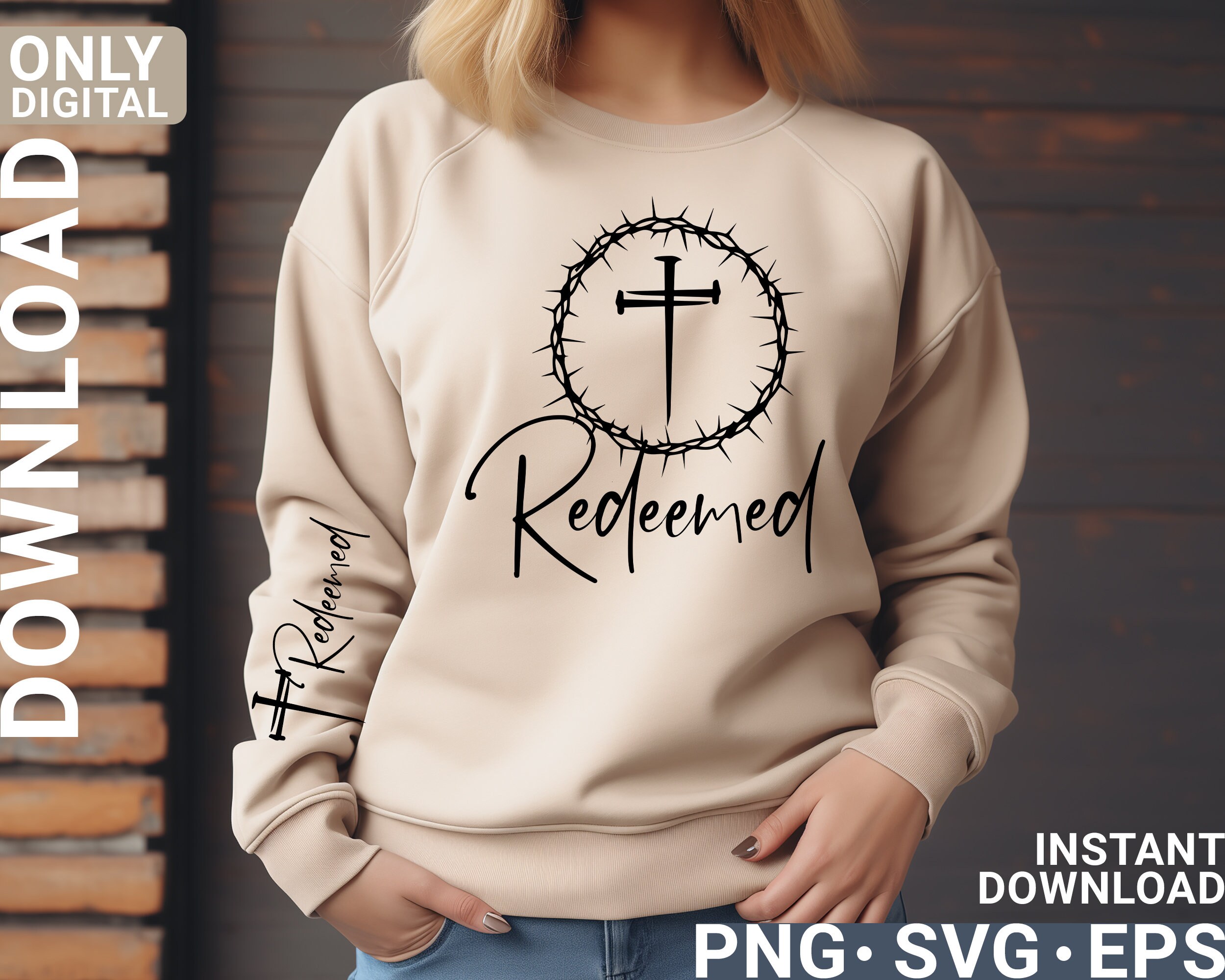 Redeemed Svg Png, Redeemed Shirt Svg Png Design, Redeemed Sublimation ...